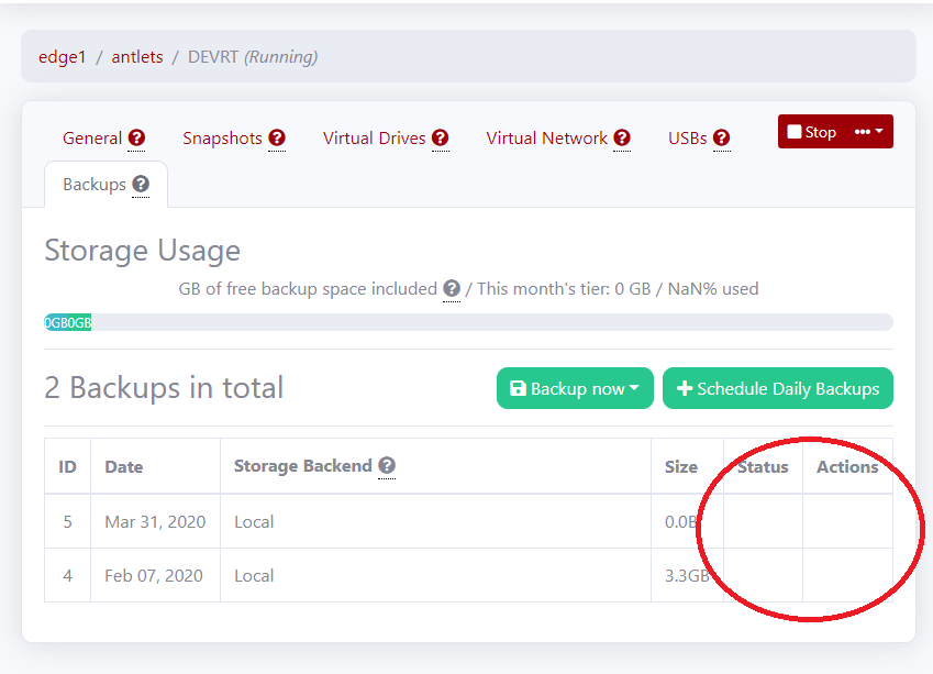 Antman Cannot Delete Cloud Backups Cannot Delete Local Backups
